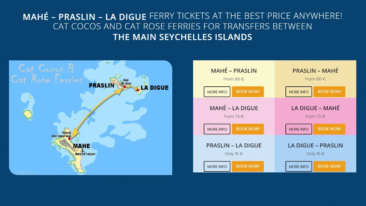 Ferry timetable for 2026 is published! - SeyFerry